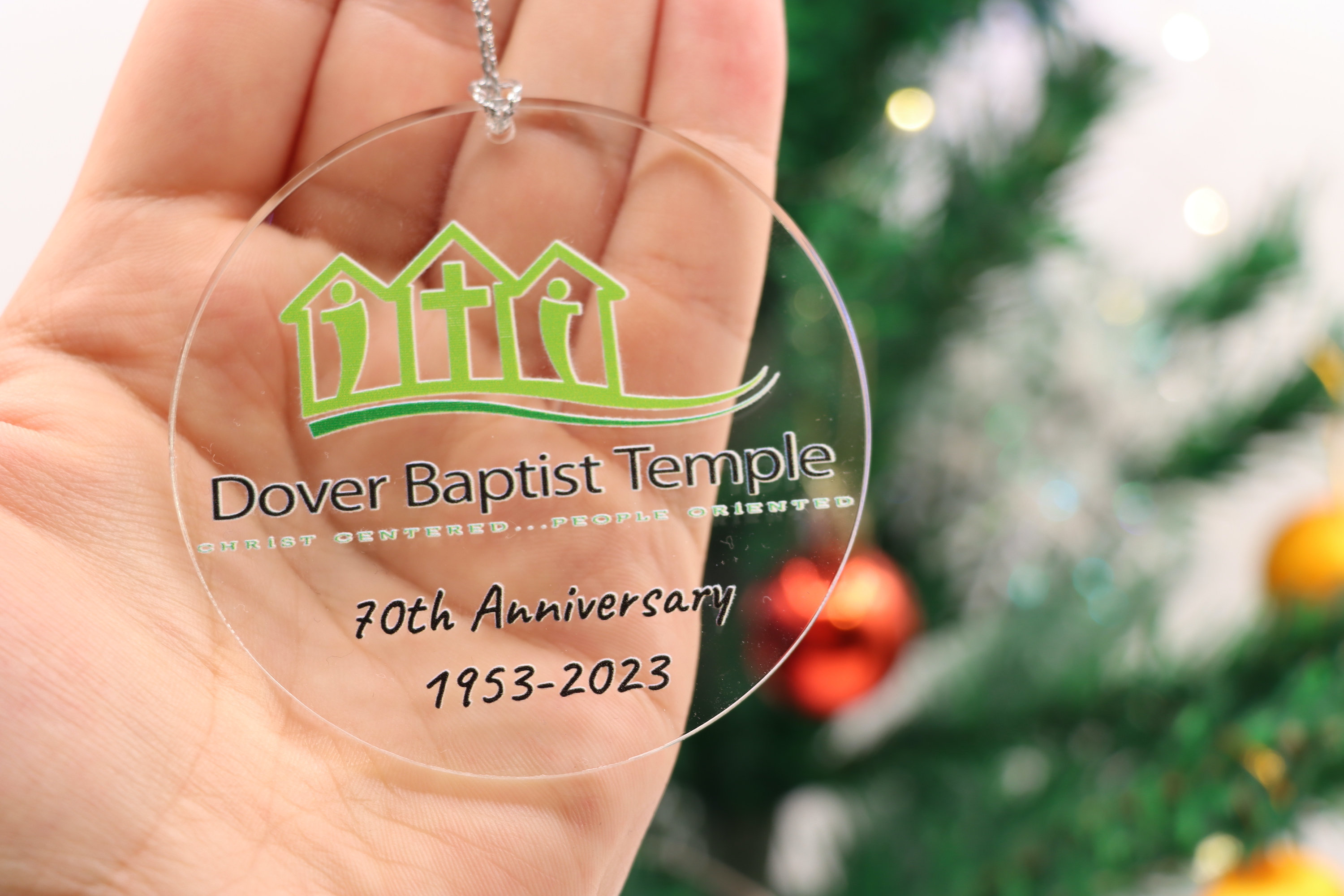 Personalized CHURCH ORNAMENT for CHRISTMAS, Bulk Order Church Ornament ...