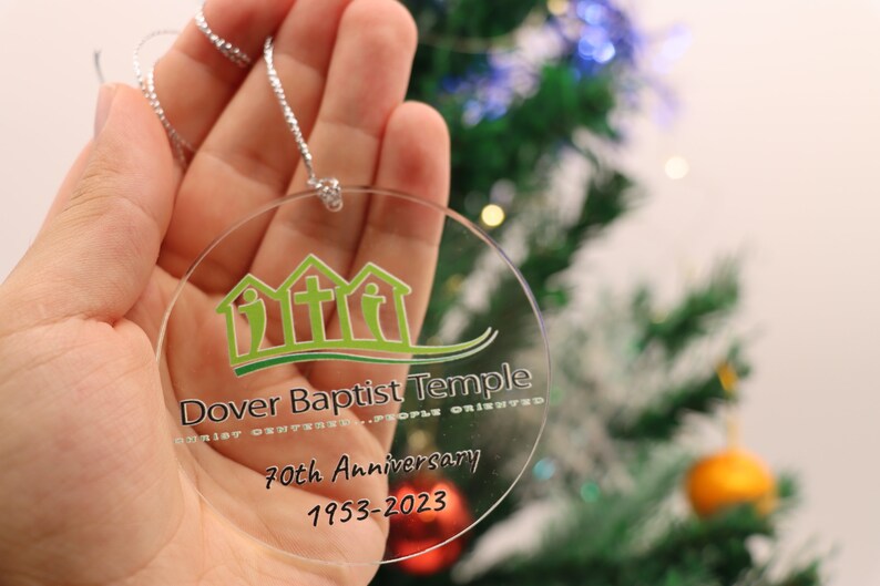 Personalized CHURCH ORNAMENT for CHRISTMAS, Bulk Order Church Ornament ...