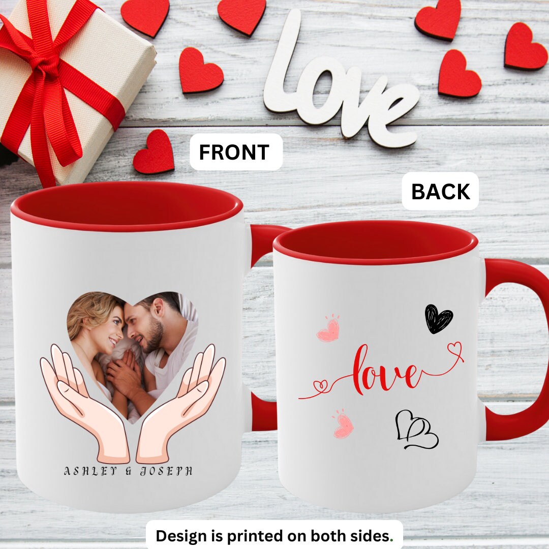 Personalized Valentines Day Gift, Custom Valentine's Day Photo Mug ...