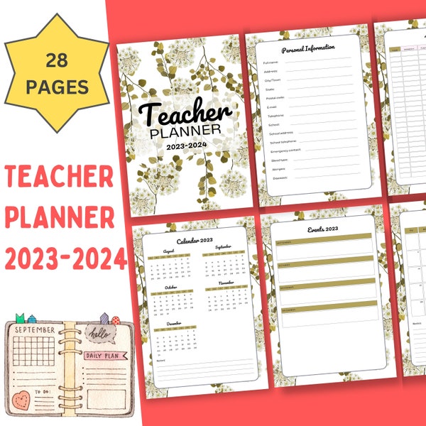 2024 Attendance Calendar - Etsy