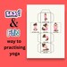 Kids Yoga Pose Cube, Children’s Yoga Pose Dice, Montessori Printables ...