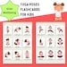 Children's Yoga Poses, Printable Kids Yoga Cards, Yoga Learning Tools ...