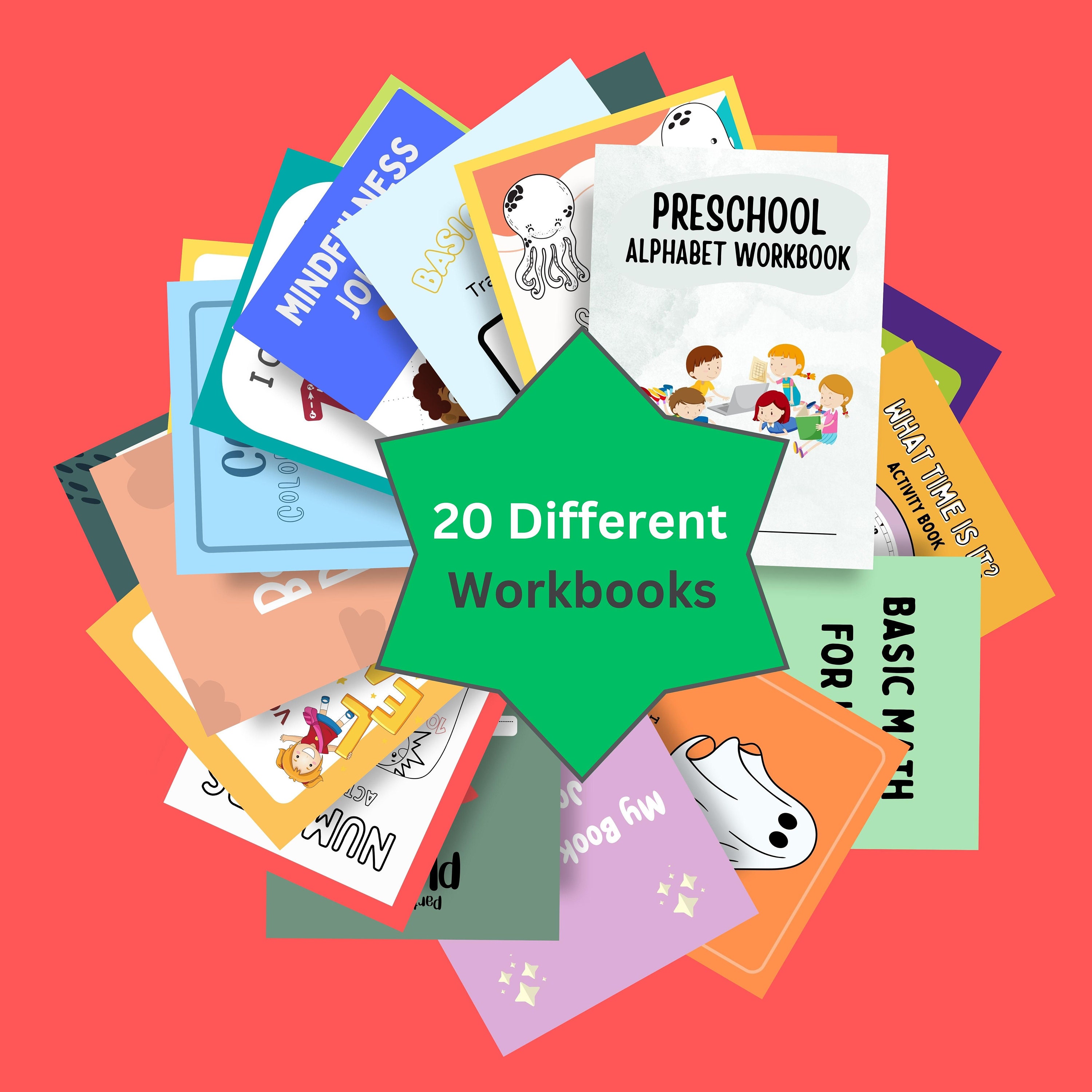 Mega Learning Bundle, 360+ Page, Activity Worksheets, Coloring, Numbers ...