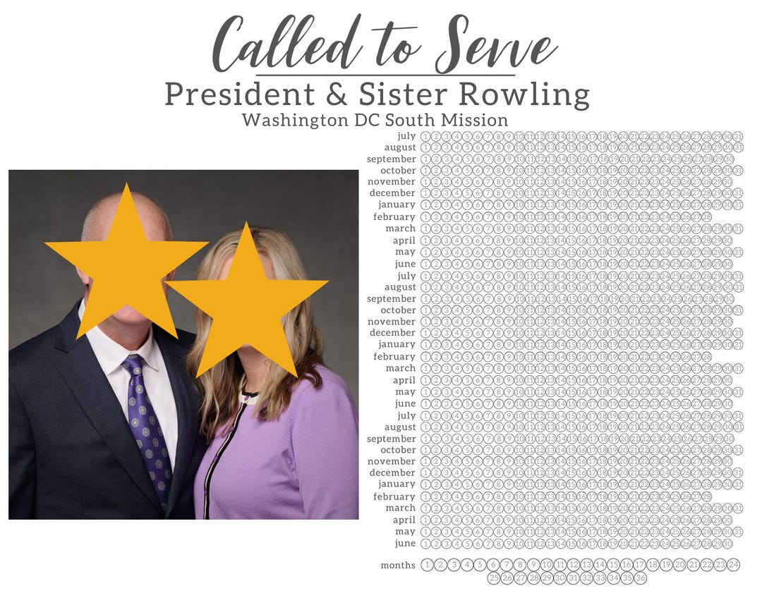 Custom LDS Mission President Countdown Poster (3 Style Options) - Etsy