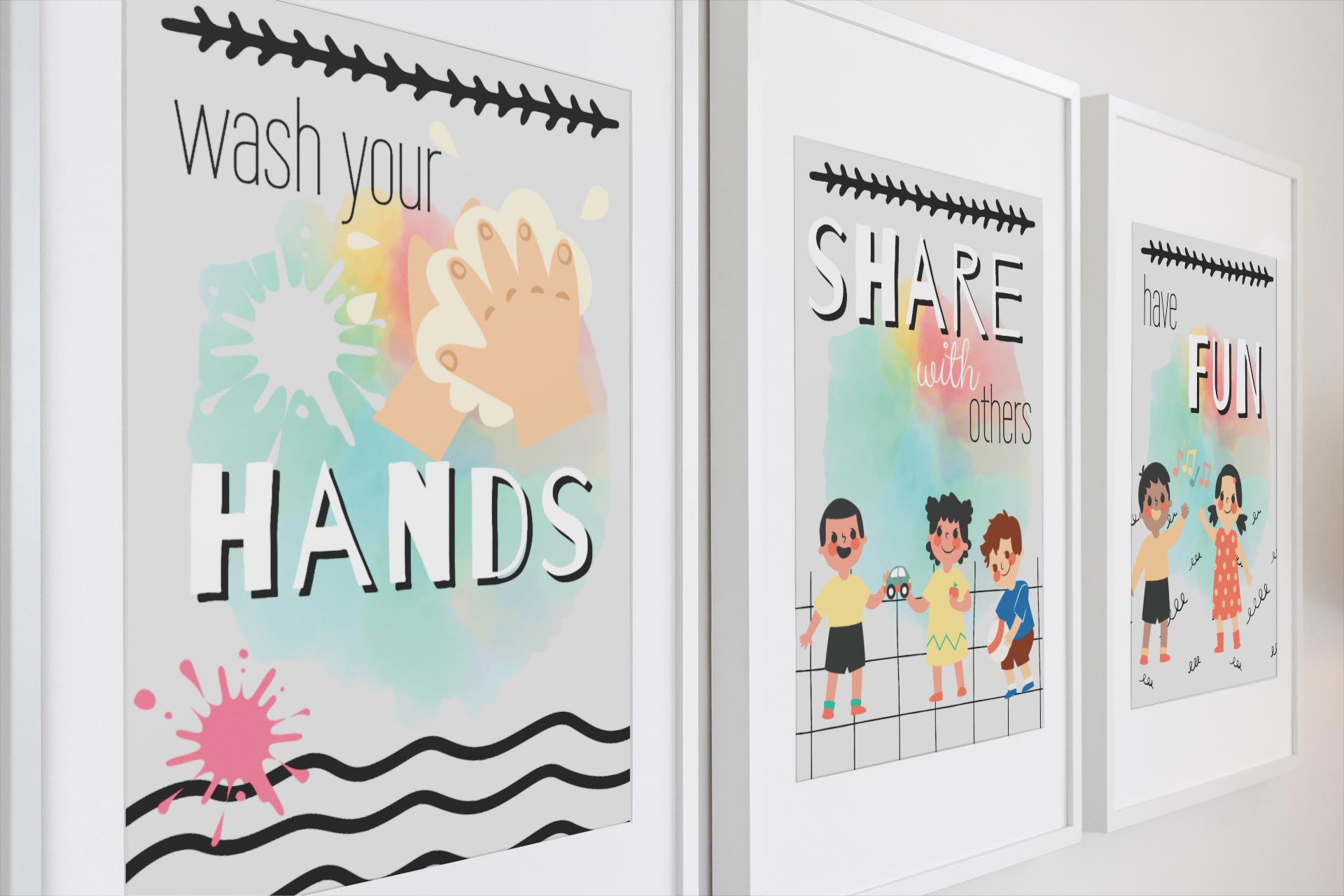 Classroom Rules Preschool, Digital Classroom Rules Posters, Printable ...