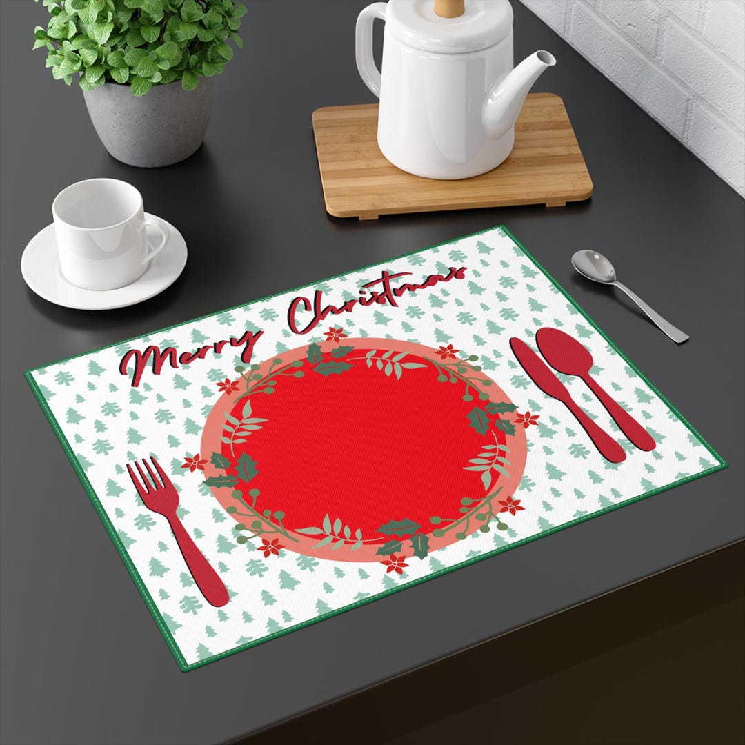Christmas Kids Placemat, Montessori Toddler Table Mat, Practical Life ...