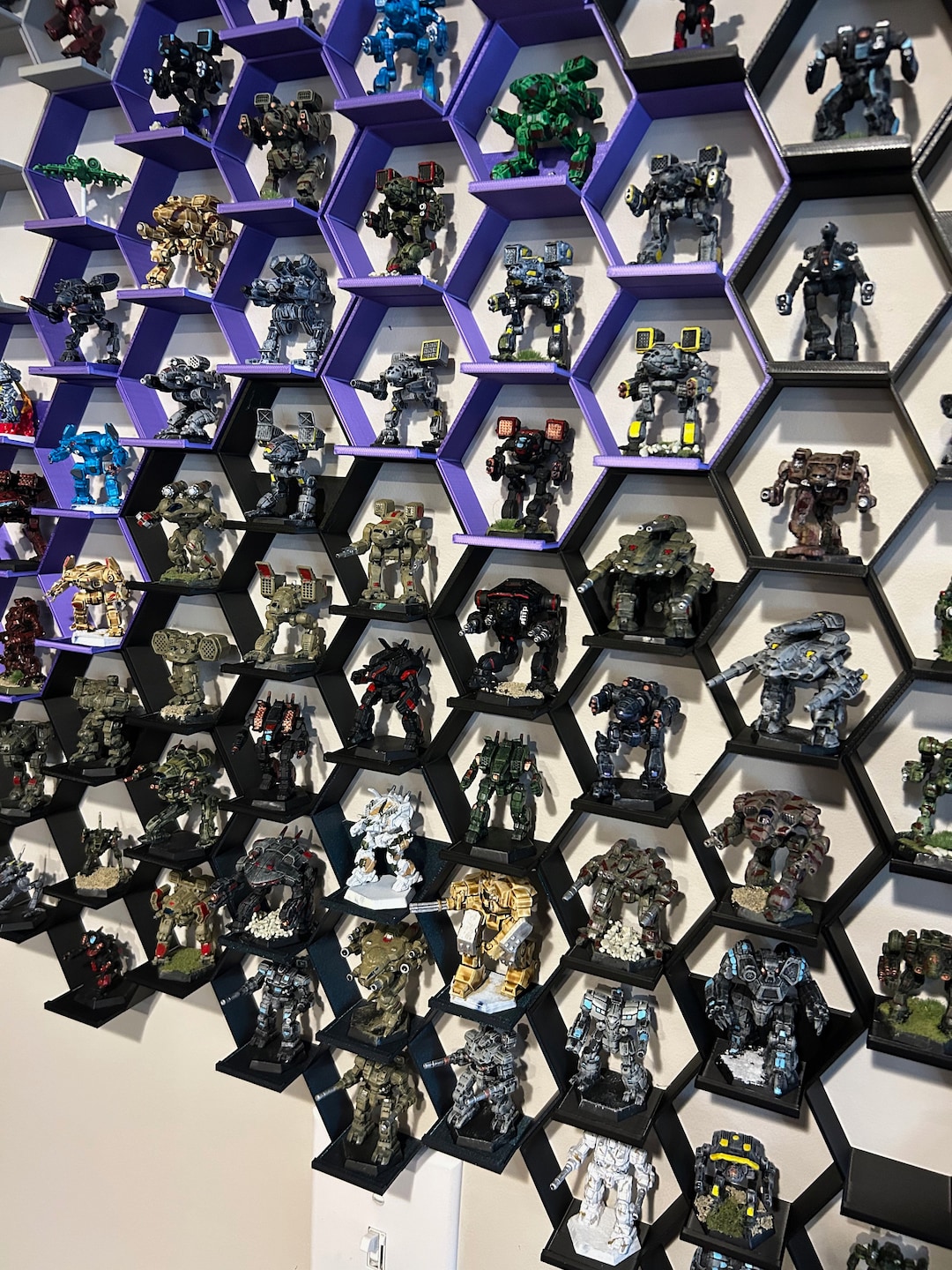 Hex Shaped Wall Storage 6mm Scale Stackable - Etsy