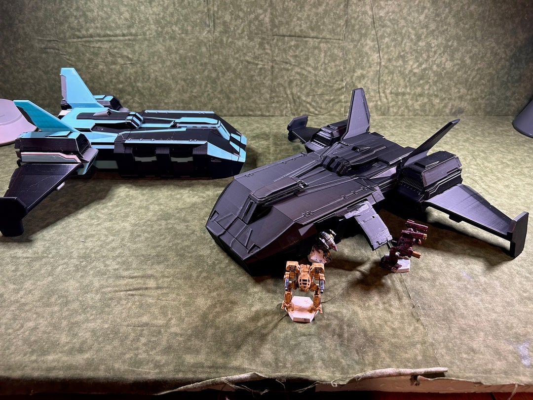 Mech Scale Leopard Class Drop Ship Battletech Miniature Mechwarrior ...