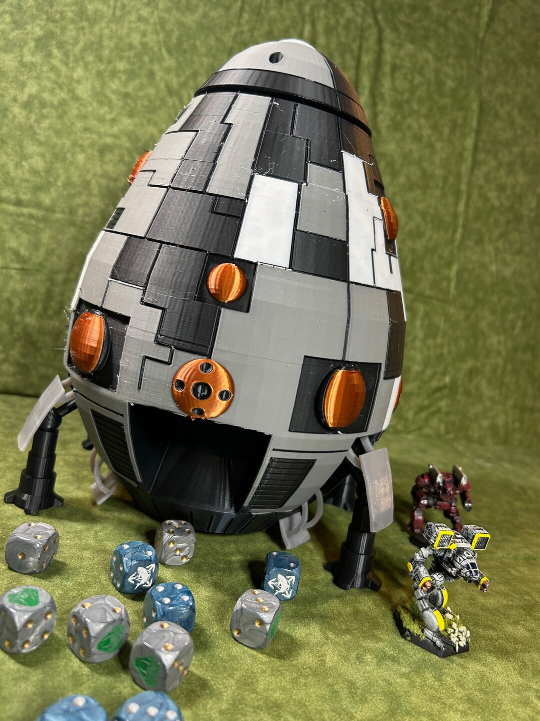 Overlord-class Dice Tower Drop Ship Battletech Miniature Mechwarrior - Etsy