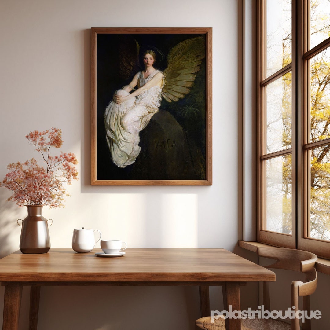 Rustic Cottagecore Frame Mockup: Calming Interior Display (digital ...