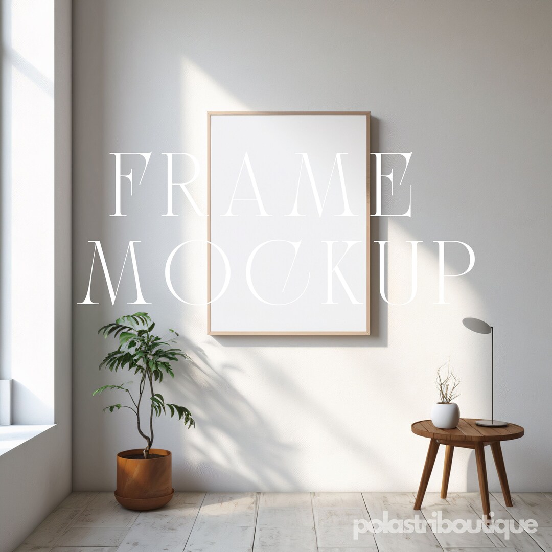 Digital Mockup Frame Gallery Mockup Print Frame Mockup - Etsy