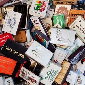Vintage Matchboxes Colorful Home Decor | Cool Retro Decor | Random Sets ...