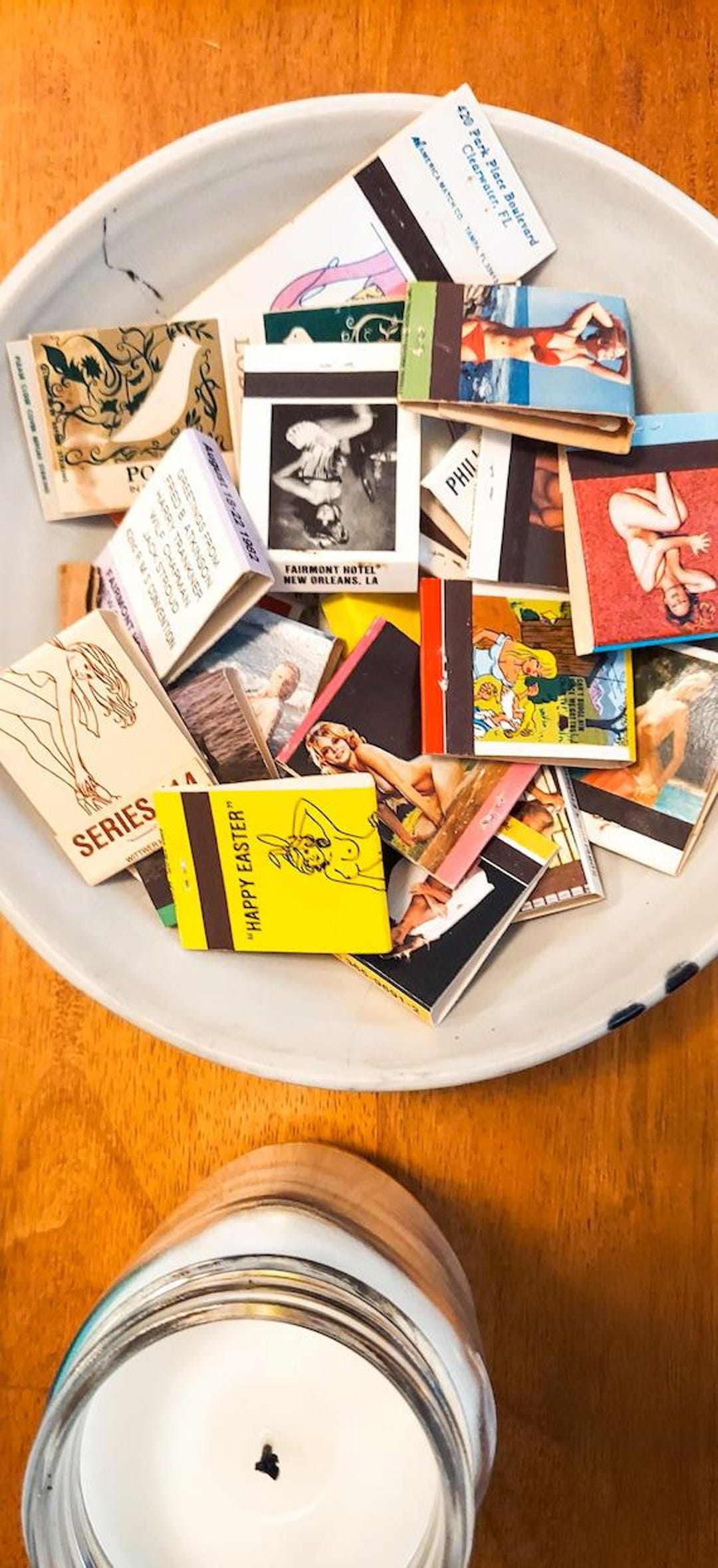 Pinup Girlie Burlesque Vintage Matchbook Art | Random Sets | Quirky and ...