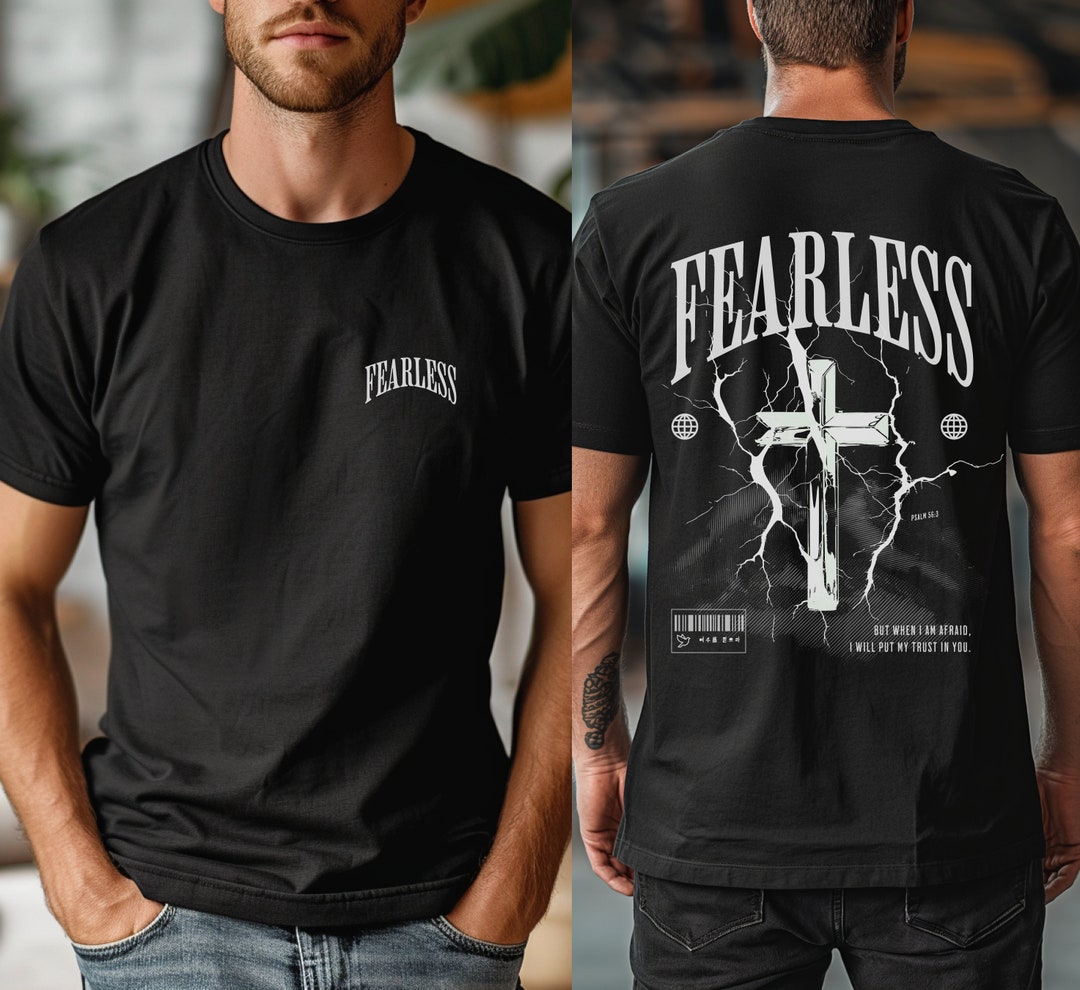 Fearless Merch, Christian T Shirt Design, Unisex Shirt, Great Gift ...