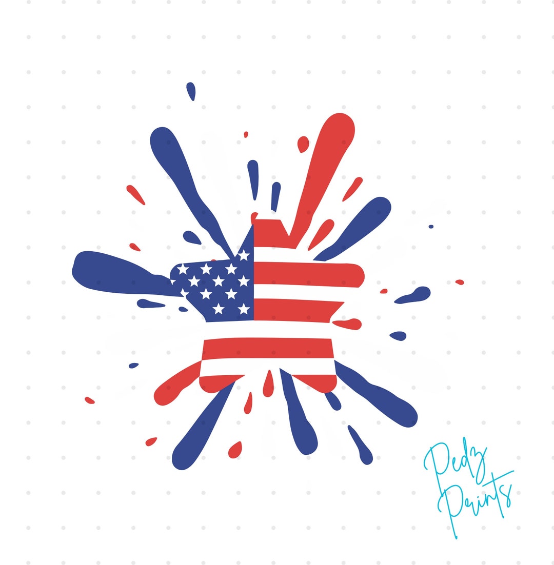 USA, America Star Flag, 4th of July Celebration Clip Art, PNG File - Etsy