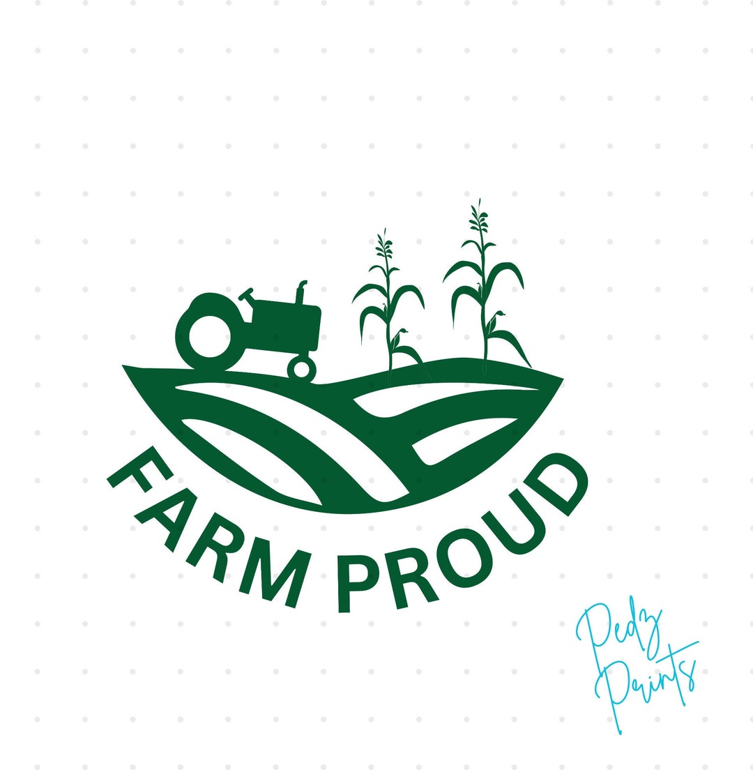 Farm Proud - Farmers Clip Art PNG File. - Etsy