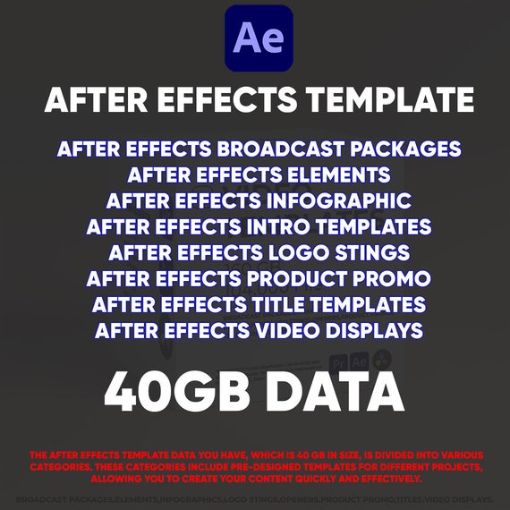 Infographics Templates After Effects