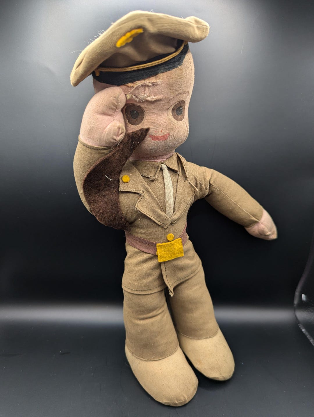 World War II Era Soldier Doll cloth-made in 1942 by the Dollywood ...