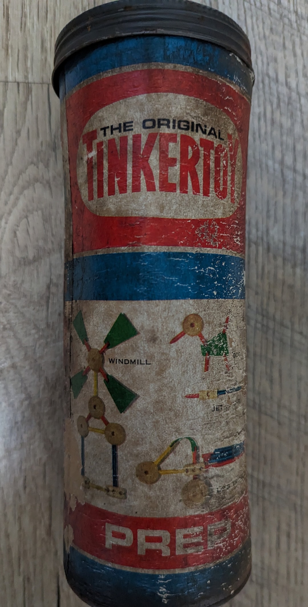 The Original Tinkertoy PREP Building Blocks Set Vintage - Etsy