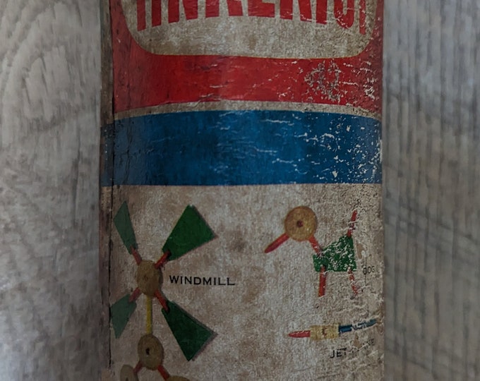 The Original Tinkertoy PREP Building Blocks Set Vintage - Etsy