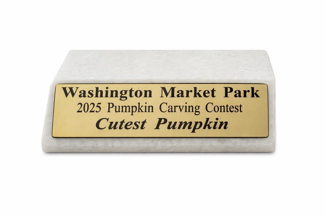 Custom Flexbrass Nameplate With Adhesive Back – Desk, Door, or ...