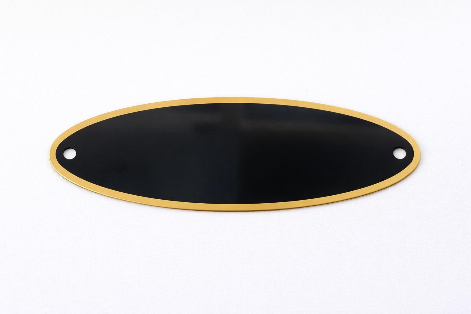 Engraved Perpetual Award Name Plates – Black & Gold - Buy 3 Get 1 FREE ...