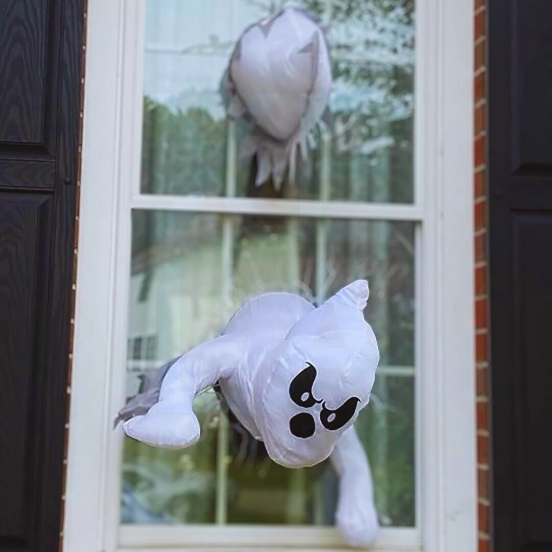Sticky Window Halloween Ghost Prop Garden Horror Decoration - Etsy
