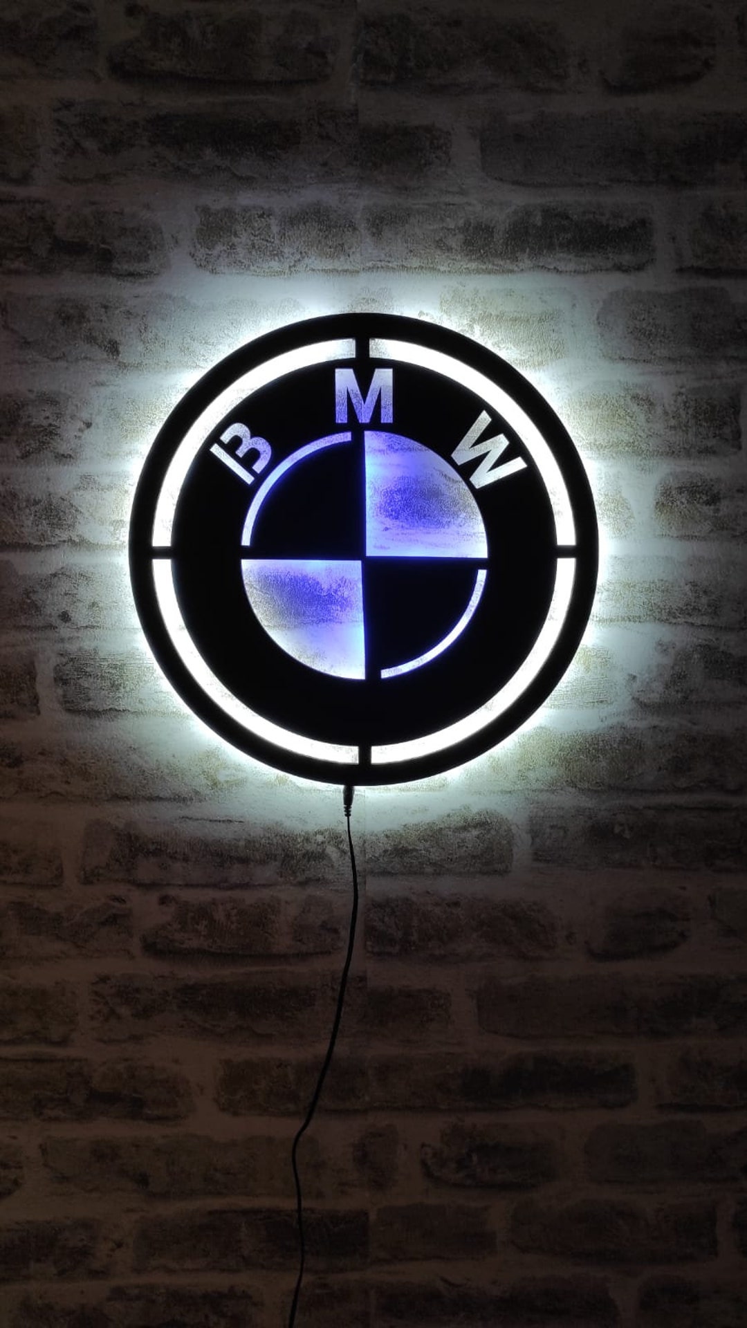 BMW Led Sign BMW Logo Wall Decor BMW Neon Sign Garage Wall - Etsy UK