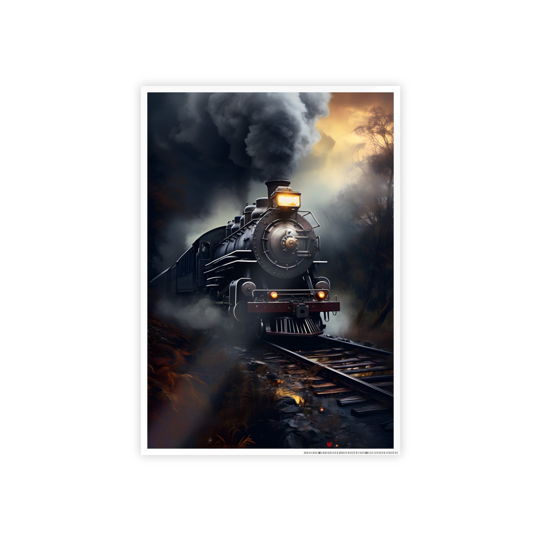 Steam Engine Poster 2 Gloss Poster - Etsy