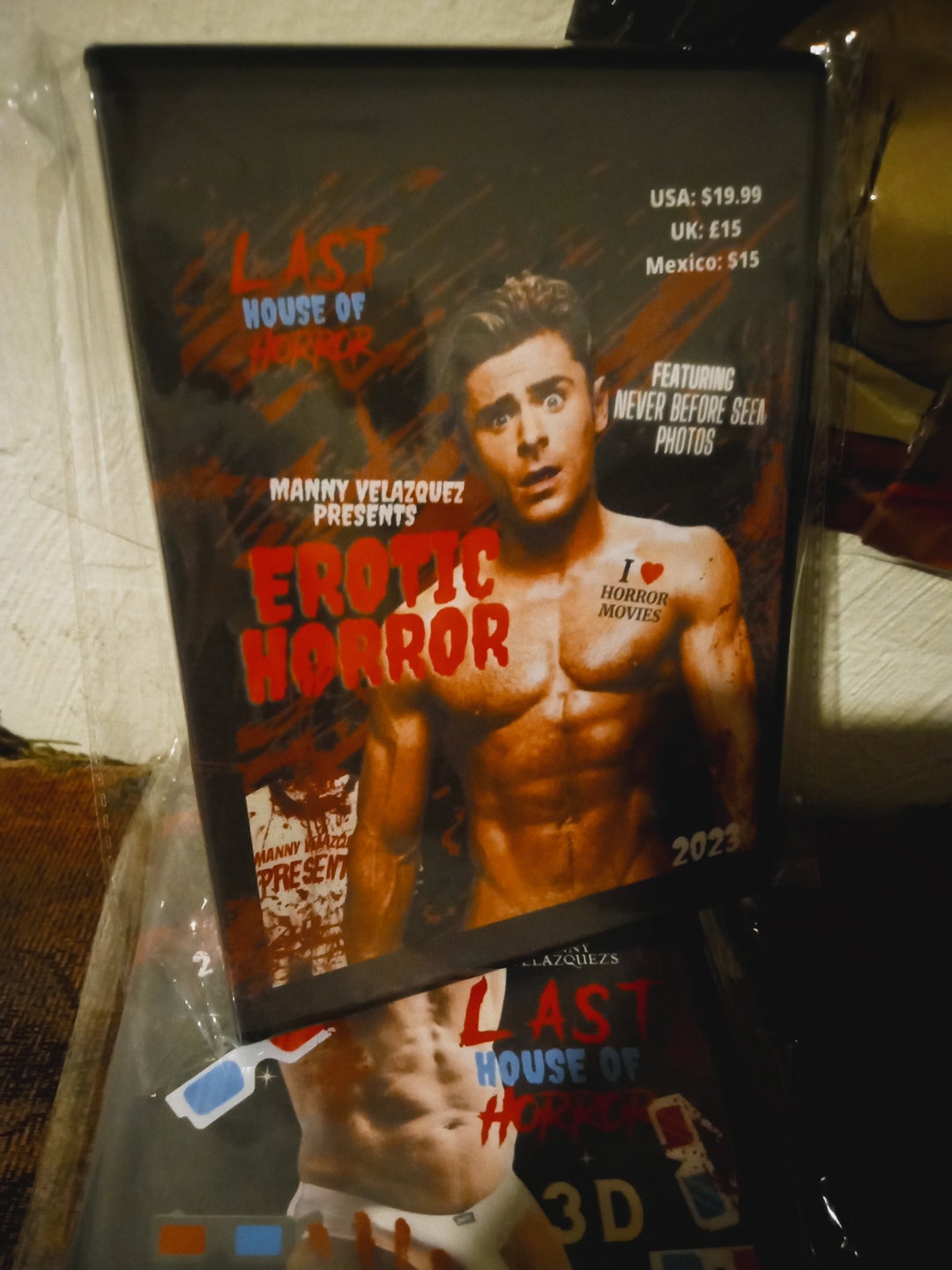 3D Scream Zac Efron Gift Gay LGBTQ Slasher/last House of Horror (2023 ...