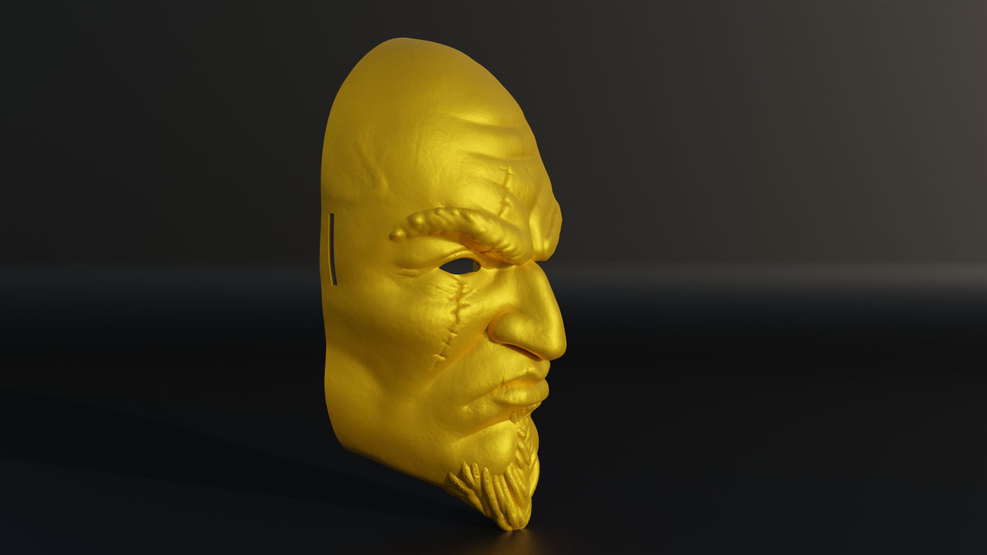 Kratos God of Mask 3D Printable STL File OBJ PLY File - Etsy