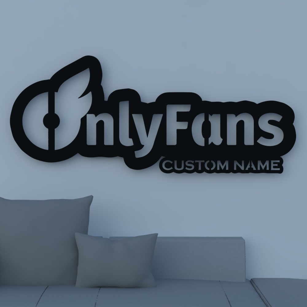 Custom Onlyfans Logo-onlyfans Branding-onlyfans Ideas-led Wall Decor ...