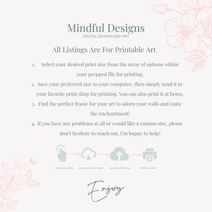 Floral Classroom Art, Floral Calm Corner Posters, Floral ABC Poster ...