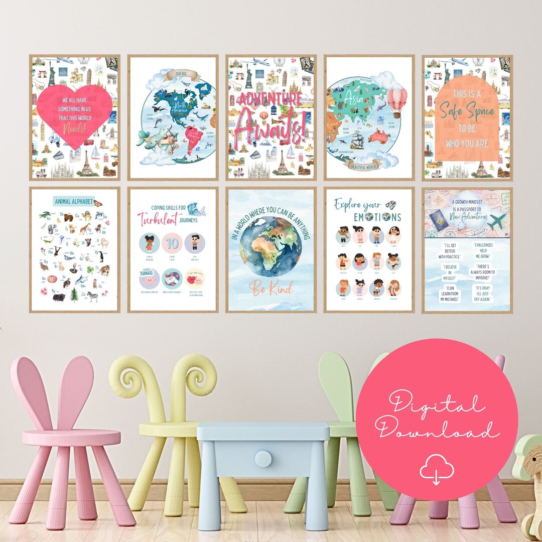 World Travel Calm Corner, Adventure Classroom Theme, Beautiful World ...