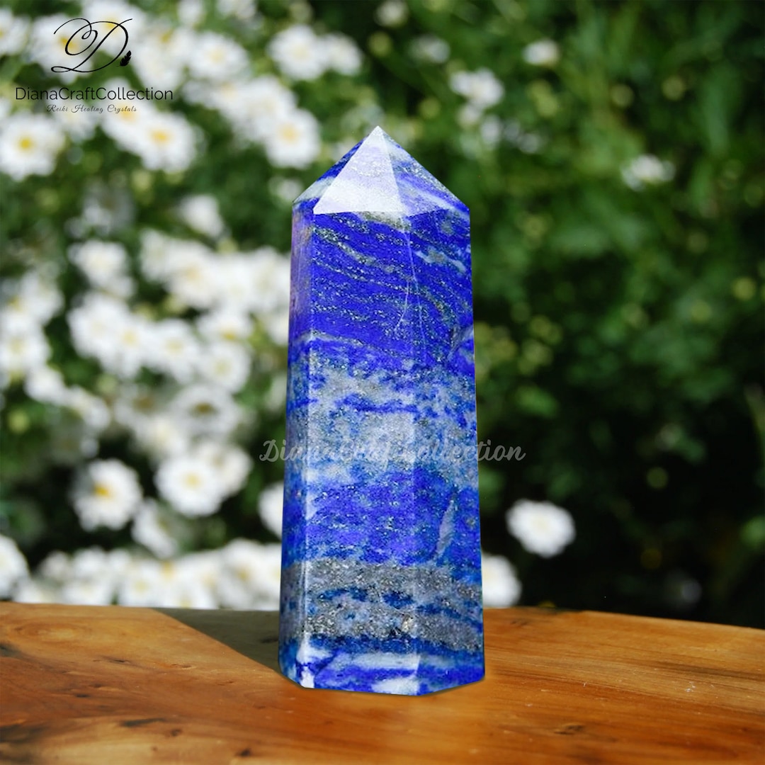 Lapis Lazuli Point Natural Gemstone Tower Lapis Lazuli - Etsy