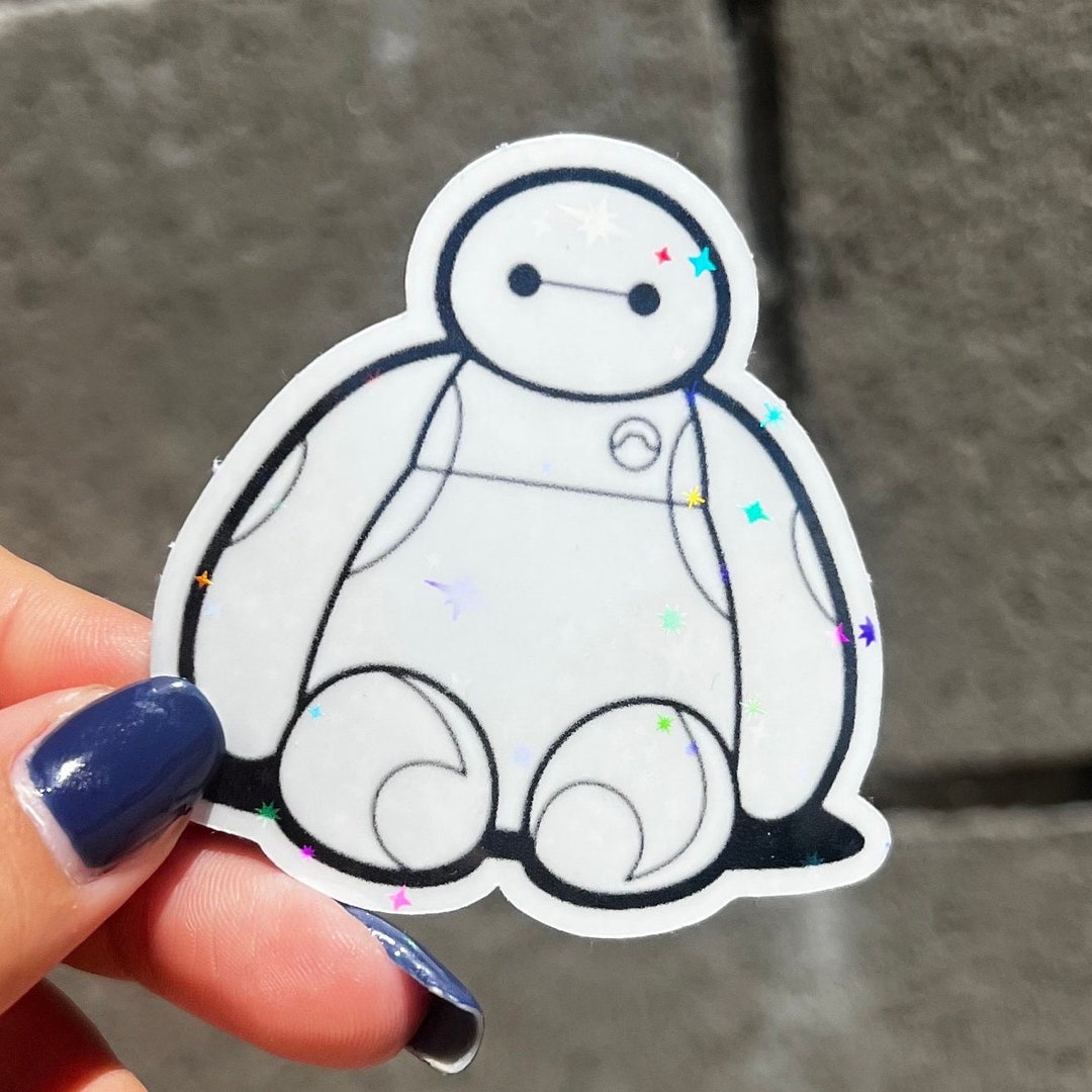 Baymax Holographic or Clear Sticker - Etsy