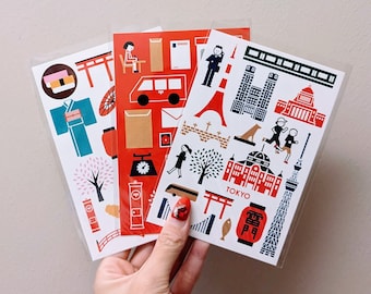 Japan Gotochi Postcards Postacollect X Designphil Watashi Dayori ...