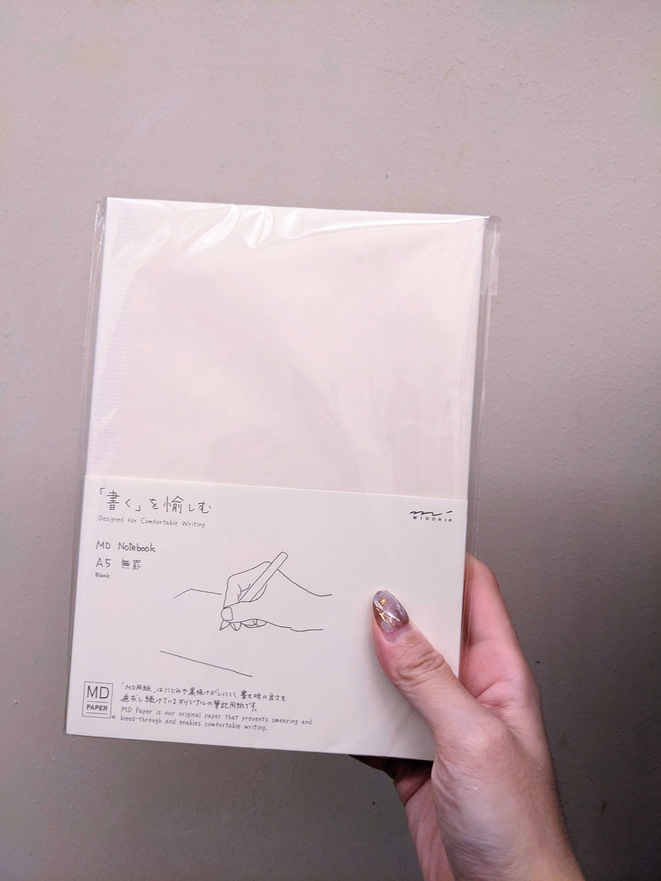Midori MD Notebook MD Paper Pad Cotton MD Notebook Journal 1 Day 1 Page ...