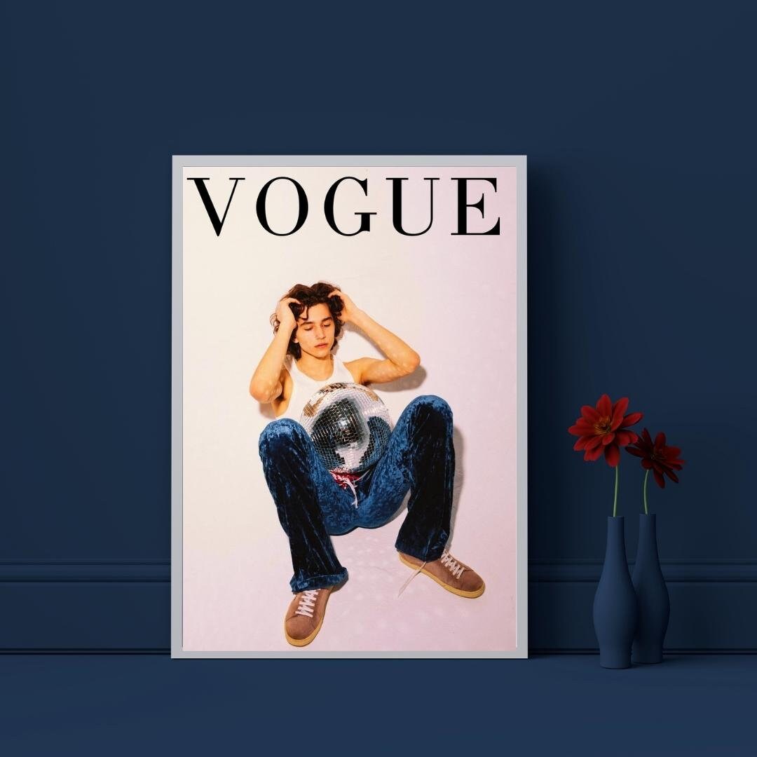 Vogue Magazine Poster, 70s Wall Print, Home Decor, INSTANT Digital ...