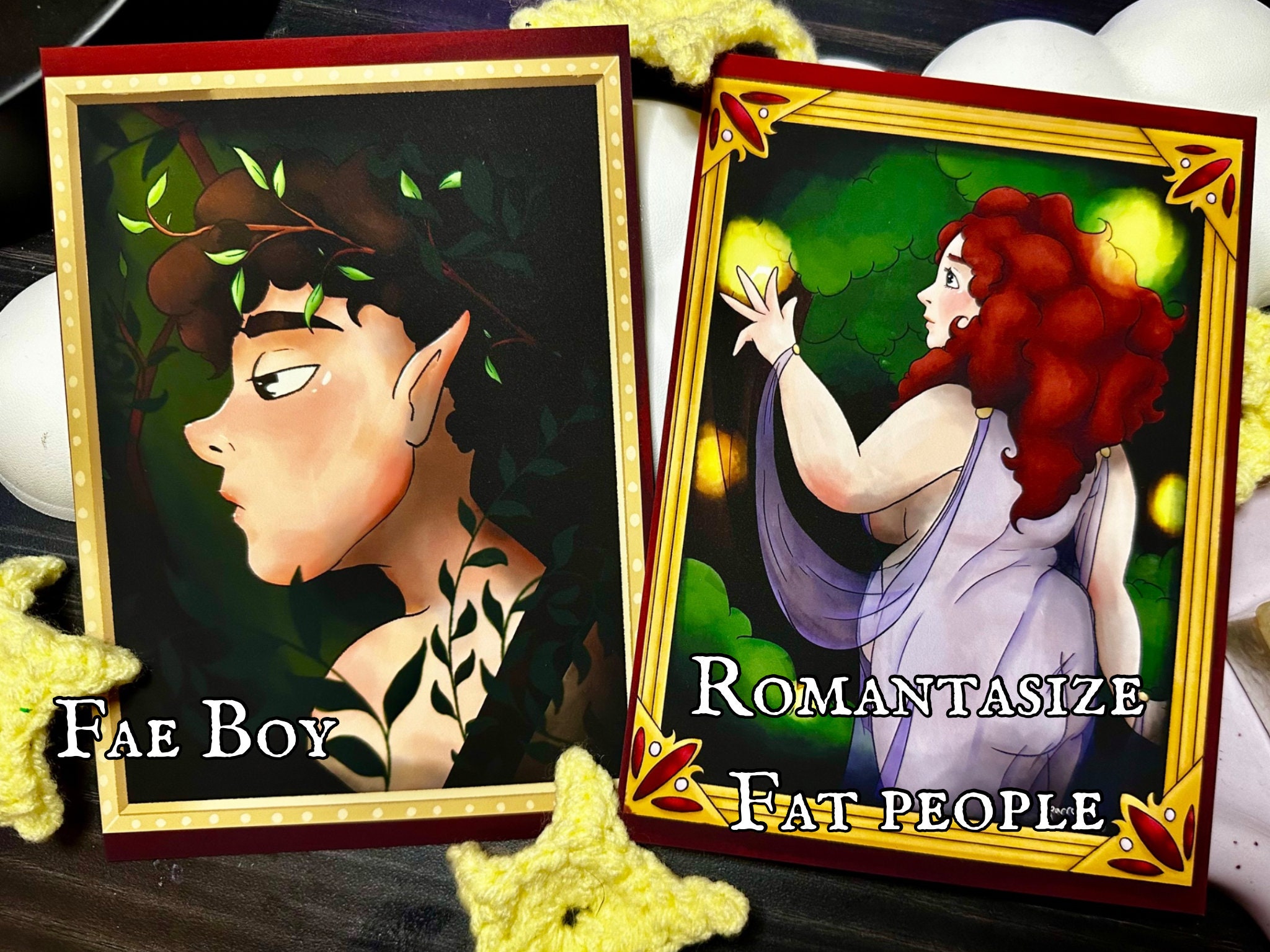5x7 Fantasy Art Matte Postcard Prints Selkie, Mermaid, Medusa, Gorgon ...
