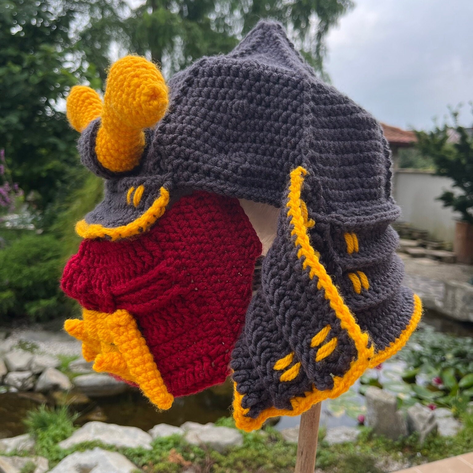 Kabuto Samurai Helmet Oni Mask Ninja Crochet Pattern - Etsy