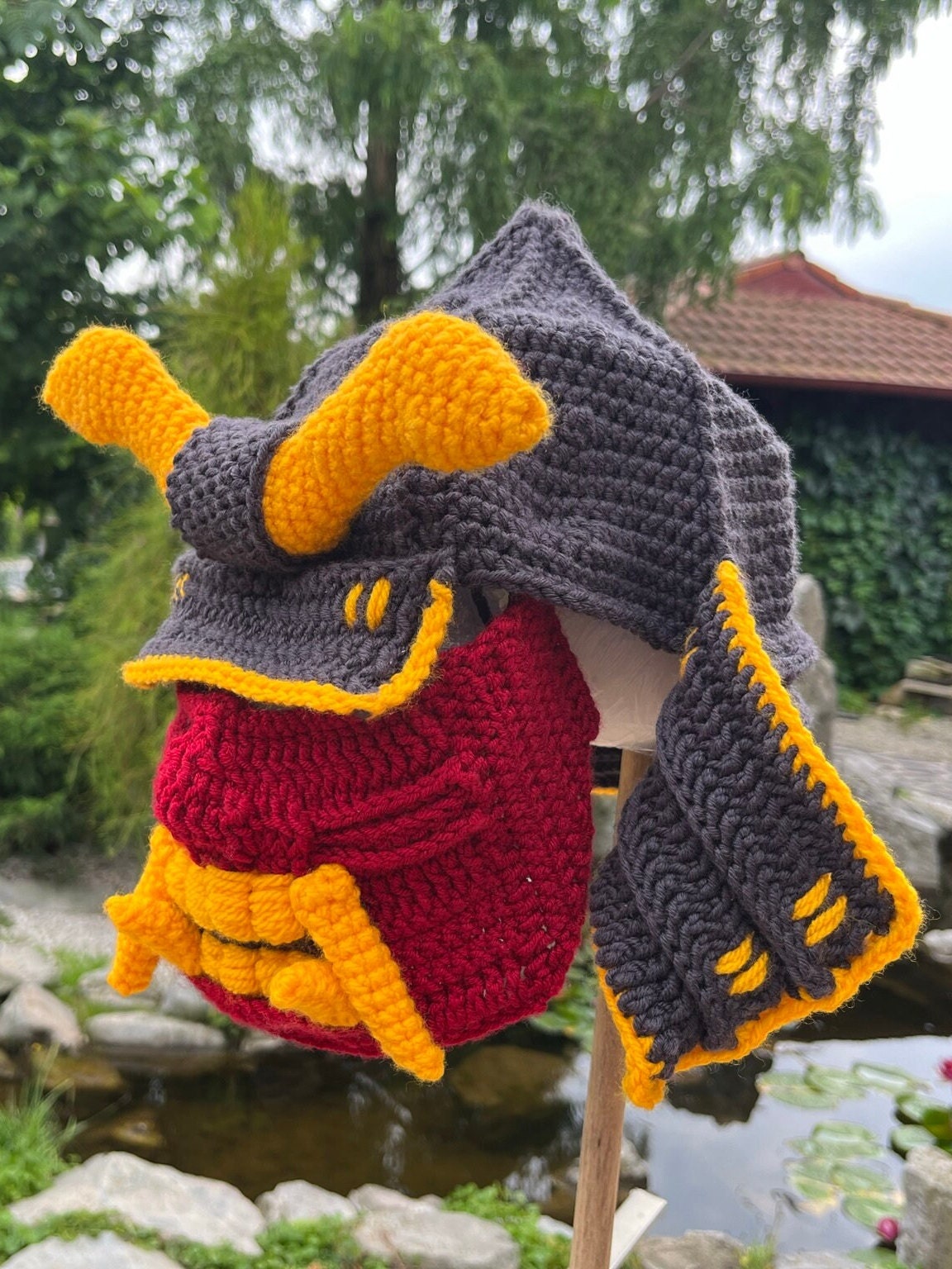Kabuto Samurai Helmet Oni Mask Ninja Crochet Pattern - Etsy