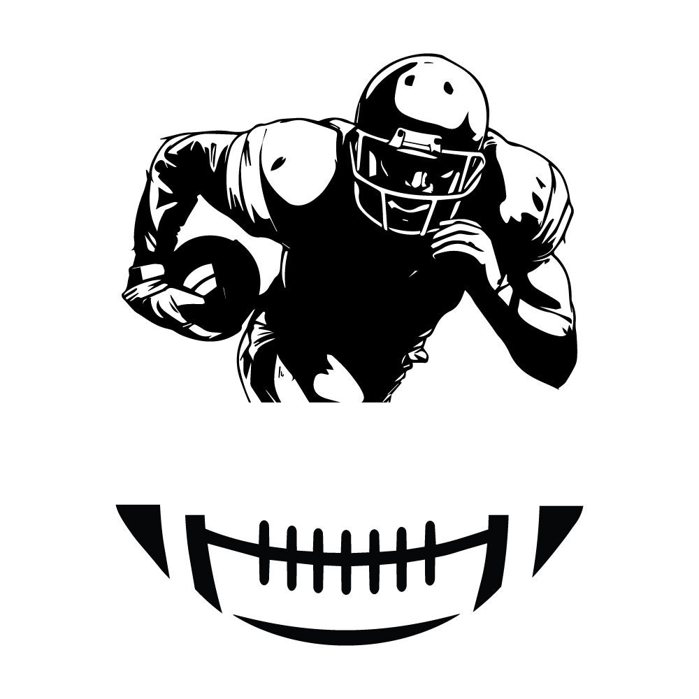 Football Player SVG Bundle (digital Download) - Etsy