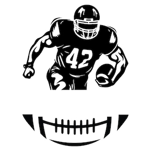 Football Player SVG Bundle (digital Download) - Etsy