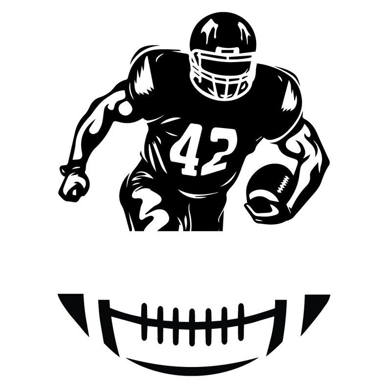 Football Player SVG Bundle (digital Download) - Etsy
