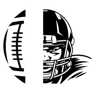 Football Player SVG Bundle (digital Download) - Etsy