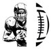 Football Player SVG Bundle (digital Download) - Etsy