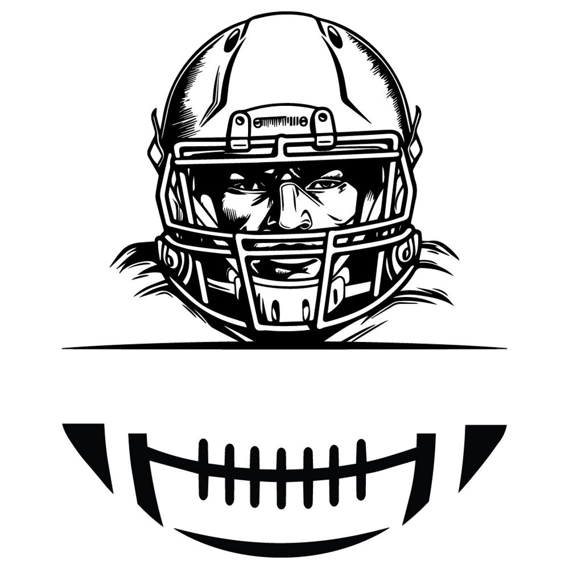 Football Player SVG Bundle (digital Download) - Etsy