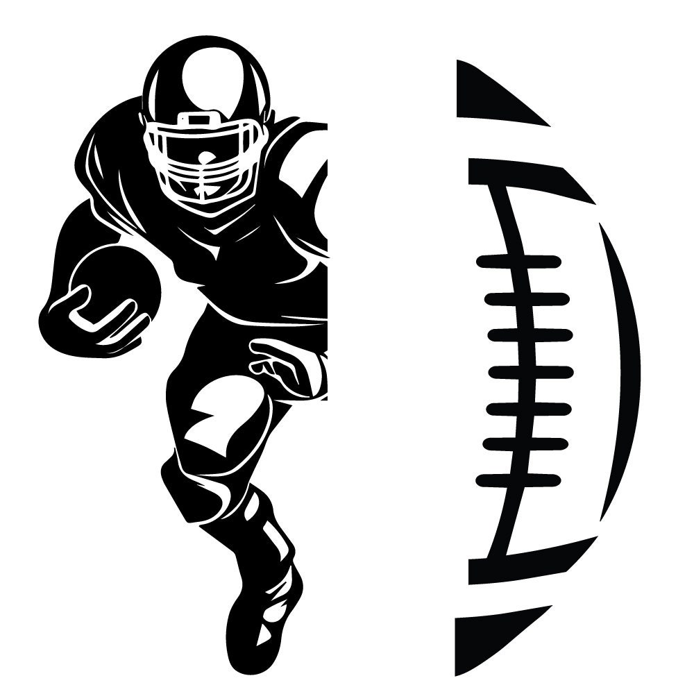 Football Player SVG Bundle (digital Download) - Etsy