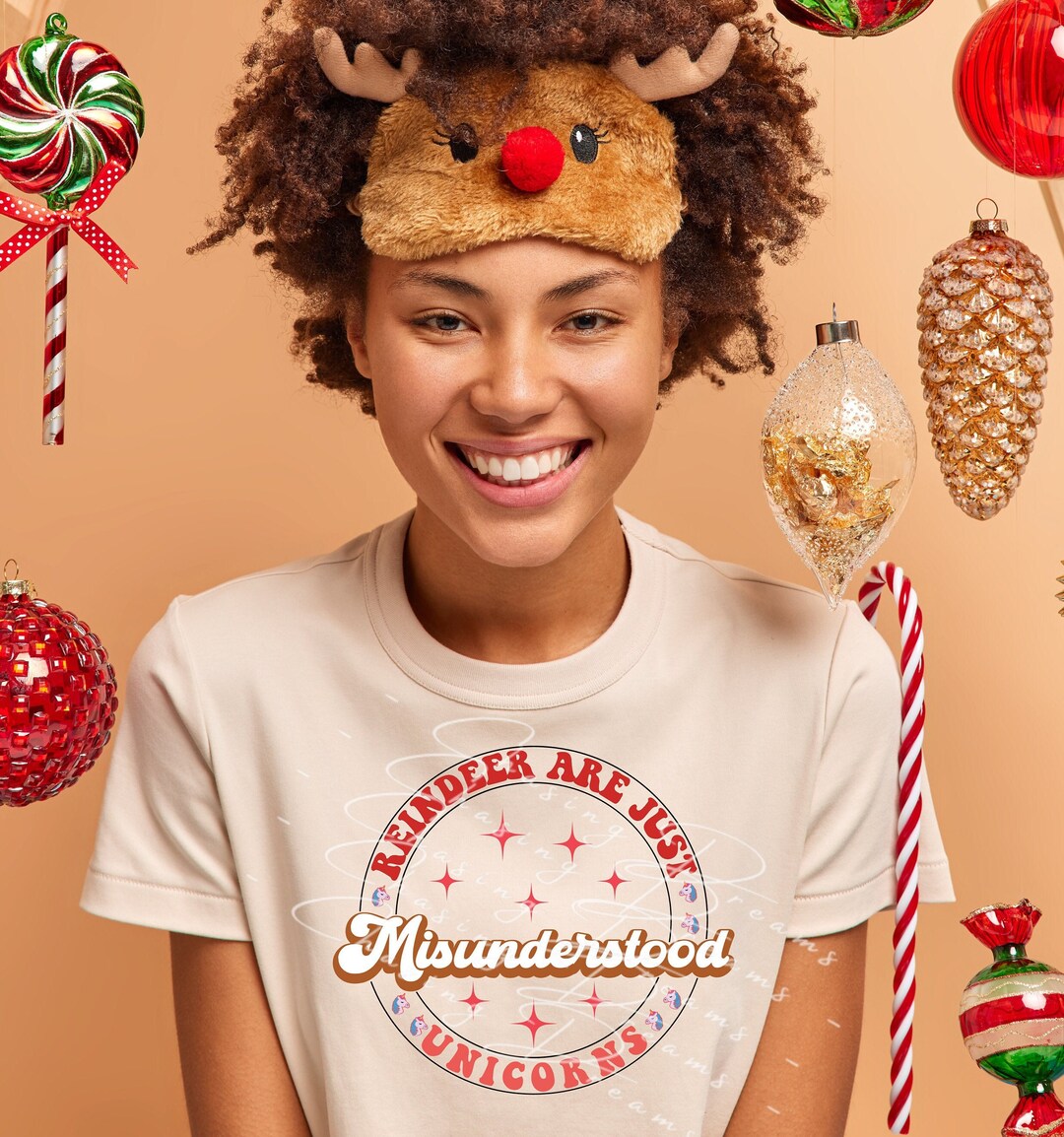 Reindeers Are Misunderstood Unicorns/ SVG/ Funny Christmas - Etsy